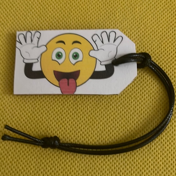 Handmade | Accessories | Luggage Tag Emoji | Poshmark